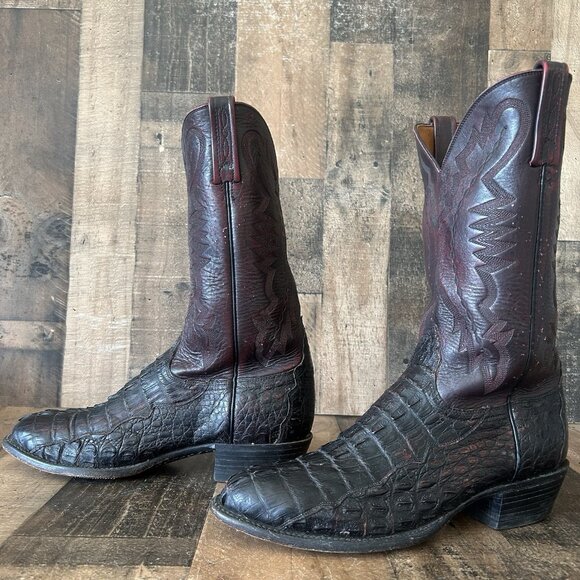 Lucchese | Shoes | Lucchese 200 Caiman Tail T321r4 Cowboy Boots Mens 10 ...